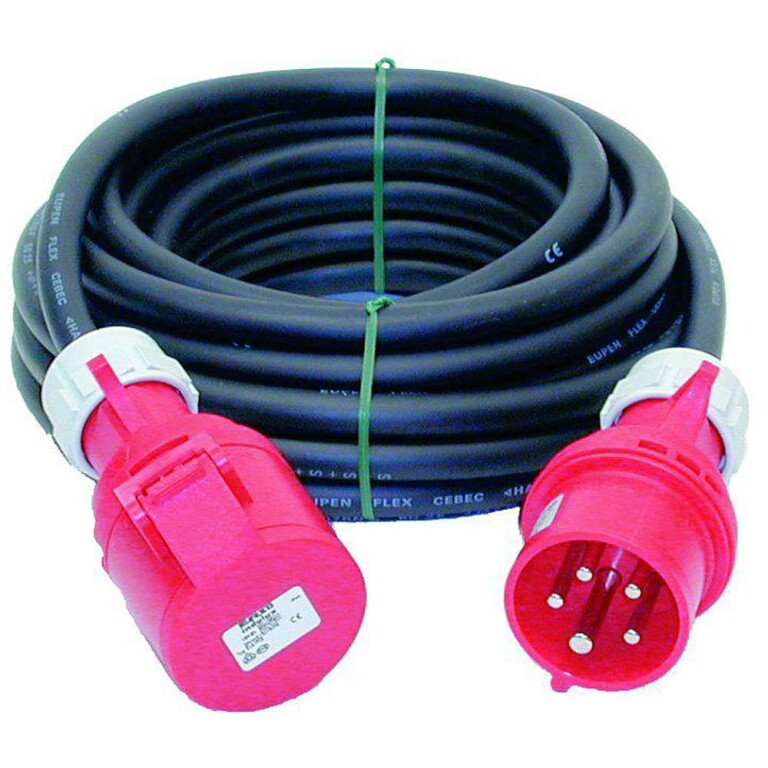 Câble électrique 32 A TRIPHASE - Longueur 10M - SonoEvolution